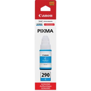 canon gi-290 cyan ink tank compatible to g4200, g3200, g2200, g1200, g4210, 1 size (1596c001)