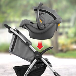 Chicco KeyFit Infant Car Seat and Base | Rear-Facing Seat for Infants 4- 22 lbs. | Includes Infant Head and Body Support | Compatible with Chicco Strollers | Baby Travel Gear