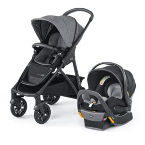 chicco corso primo cleartex travel system - aspen | black