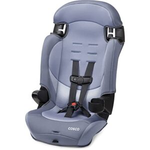 cosco finale dx 2-in-1 booster car seat, extended use: forward-facing, belt-positioning booster in organic waves