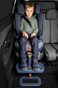 kneeguard kids car foot rest for children and babies. footrest is compatible with toddler booster seats for easy, safe great travel accessory (latest version)