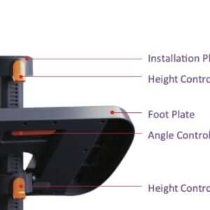 Kneeguard Kids Car Foot Rest for Children and Babies. Footrest is Compatible with Toddler Booster Seats for Easy, Safe Great Travel Accessory (Latest Version)