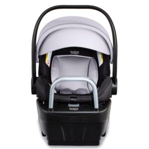 Britax Willow S Infant Car Seat with Alpine Base, ClickTight Technology, Rear Facing Car Seat with RightSize System, Glacier Onyx