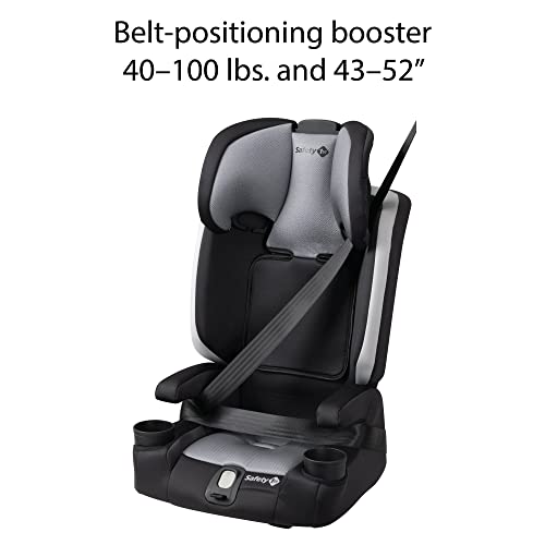 Safety 1st Boost-and-Go All-in-1 Harness Booster car seat, 3-in-1 Booster for Extended use: Forward-Facing Harness, high-Back Belt-Positioning Booster and Backless Booster, Dunes Edge