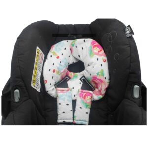 Baby Car Seat and Stroller Strap Covers, Soft Seat Belt Pad, Carry Cushion, Infant Head Support