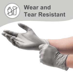 WECARE Chrome Disposable Nitrile Gloves Small - 50 Pack - 3 Mil - Powder and Latex Free - Non-Sterile - Food Safe Gloves