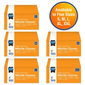 Inspire Nitrile Exam Gloves | THE ORIGINAL Quality Stretch Nitrile, Cobalt Blue | 4.5 Gloves Disposable Latex Free Medical EMT (Small (Pack of 1000), Case Of 1000)