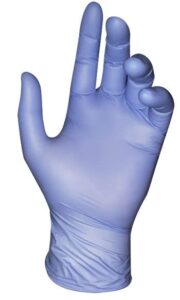 angenex a35 blue nitrile exam gloves (100, large)