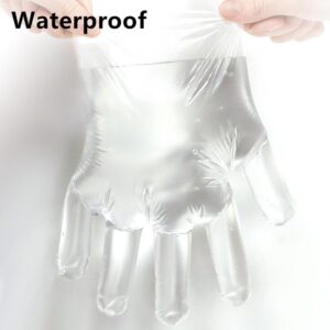 200 Pieces Disposable Gloves for Kids, Food, Cooking, Cleaning, Gardening, Playing, Painting, Crafting, Creche, CY10