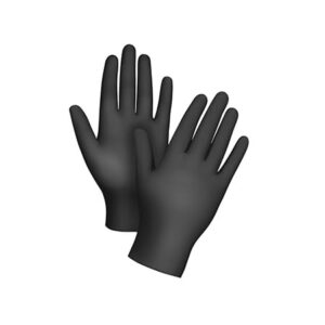 1000 count medium - black vinyl glove - for cleaning,cooking and more