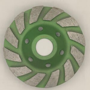 Concrete Turbo Diamond Grinding Cup Wheel 12 Segs Heavy Duty Angle Grinder Wheels for Angle Grinder Granite Stone Marble Masonry Concrete