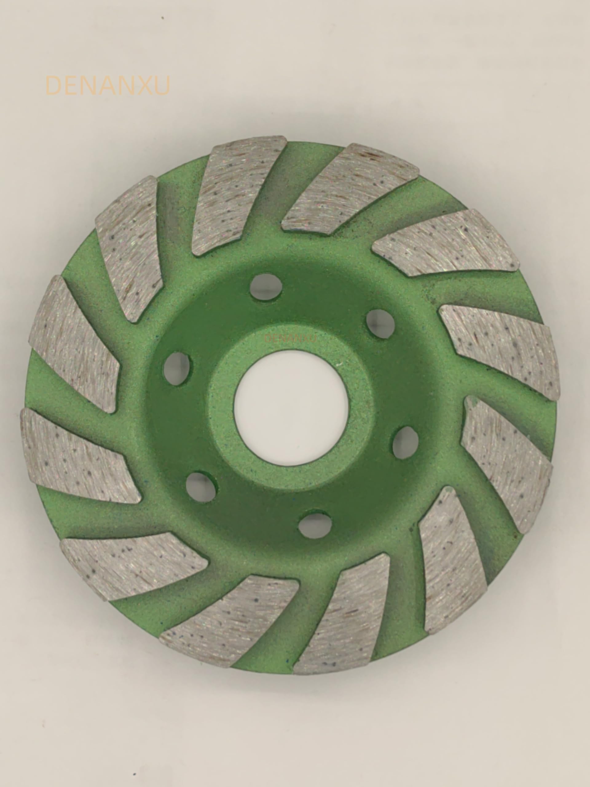 Concrete Turbo Diamond Grinding Cup Wheel 12 Segs Heavy Duty Angle Grinder Wheels for Angle Grinder Granite Stone Marble Masonry Concrete