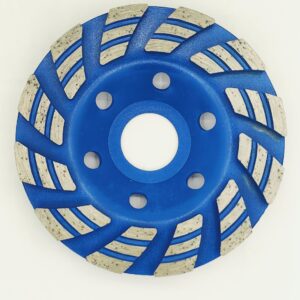 Concrete Turbo Diamond Grinding Cup Wheel 12 Segs Heavy Duty Angle Grinder Wheels for Angle Grinder Granite Stone Marble Masonry Concrete