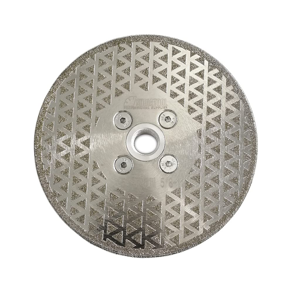 SHDIATOOL Diamond Grinding Disc for Granite Marble Diamond Cutting Wheel Saw Blade with 5/8-Inch-11 Arbor 5 Inch