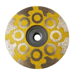 jdk 4 inch diamond resin filled cup wheel grinding wheel with thread 5/8“-11 for granite stone and tiles (medium)