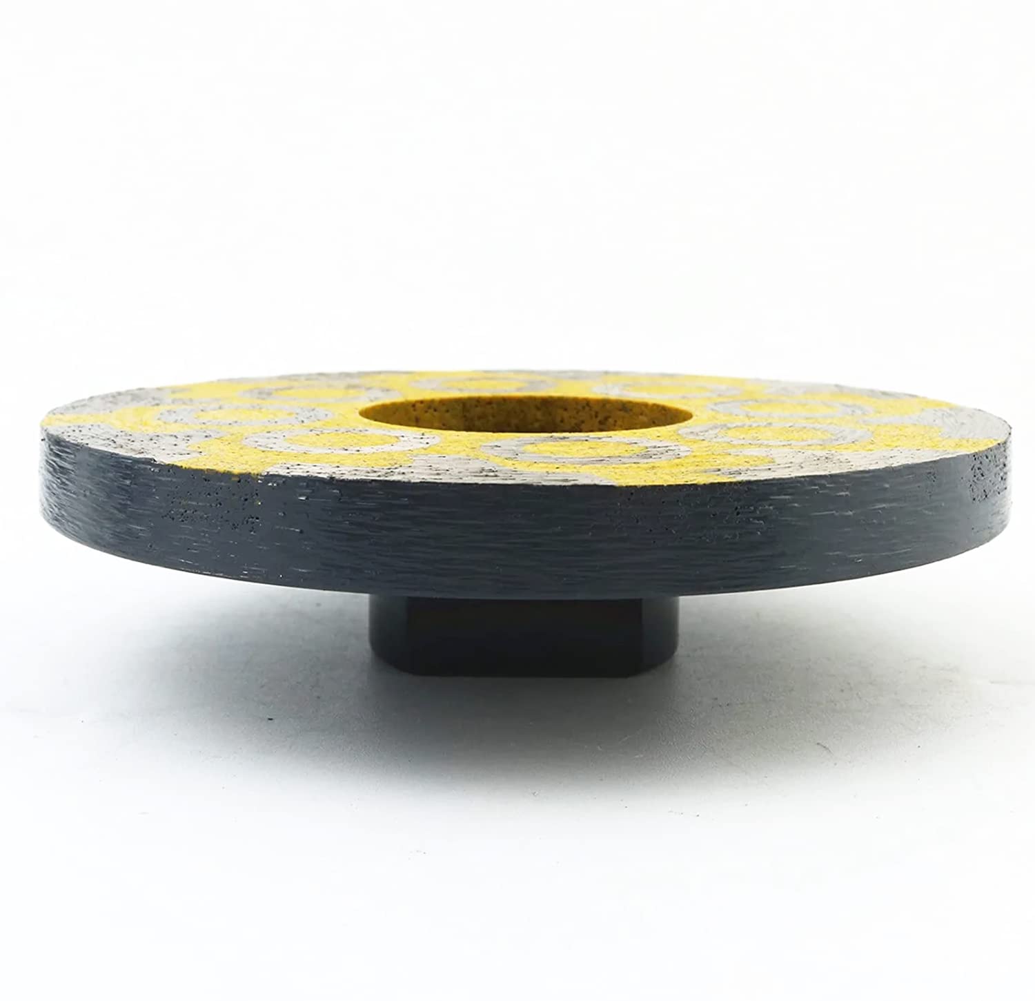 JDK 4 Inch Diamond Resin Filled Cup Wheel Grinding Wheel with Thread 5/8“-11 for Granite Stone and Tiles (Medium)