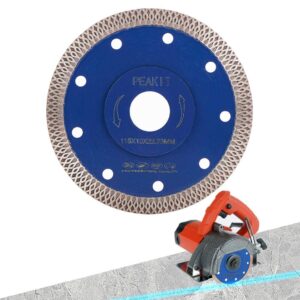 peakit dry wet tile saw blade 4 1/2 inch porcelain diamond blade ceramic cutting disc wheel for angle grinder