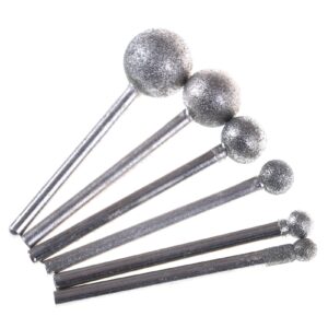 xenite grinding and polishing head 6pcs/lot round diamond grinding wheel rotary tool diamond tools for granite burs tools accessories polishing