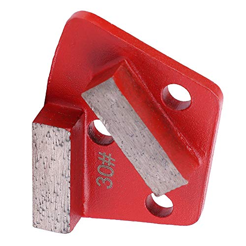 Sluffs Diamond Grinding Disc Pad,3PCS Trapezoid Diamond Floor Grinding Pad Disc Grit Metal Bond Scraper