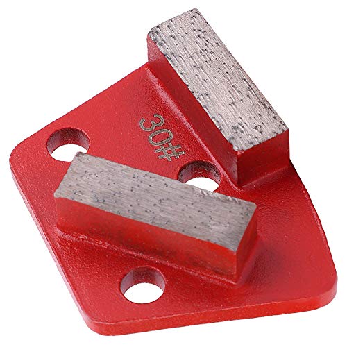 Sluffs Diamond Grinding Disc Pad,3PCS Trapezoid Diamond Floor Grinding Pad Disc Grit Metal Bond Scraper