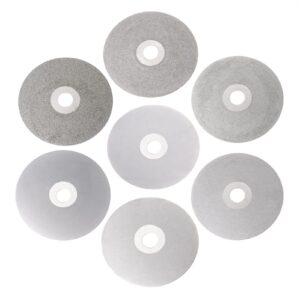 grit grinding wheels blades 4" 100mm 80-2000# diamond coated flat lap wheel lapidary polishing grinding disc abrasive wheels discs (size : 800grit, color : 100)