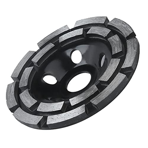 Grinding Wheel, Grinder Disc Diamond Grinder Wheel Wet Dry Dual Use for Stone Concrete (Diameter 115mm)