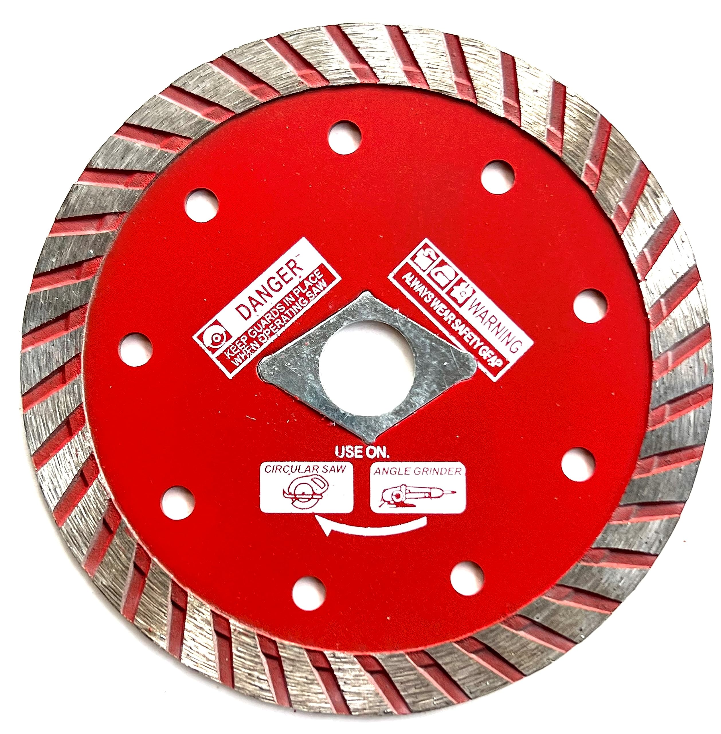 4.5'' Diamond Blades for Angle Grinder - Diamond Cutting Wheel for Dry and Wet Cutting Stone, Marble, Granite, Tile, Brick, Masonry, Paving Flag, Concrete, Ceramics. 2 Pack