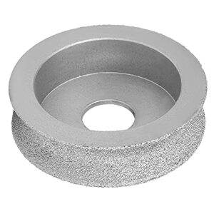 diamond grinding cup wheel, wet dry diamond cutting grinding disc, 7.3cm brazed diamond concave abrasive wheel for stone ceramic glass(1.5)