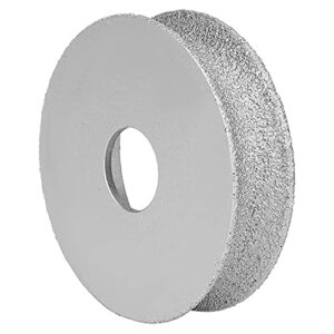 Diamond Grinding Cup Wheel, Wet Dry Diamond Cutting Grinding Disc, 7.3cm Brazed Diamond Concave Abrasive Wheel for Stone Ceramic Glass(1.5)