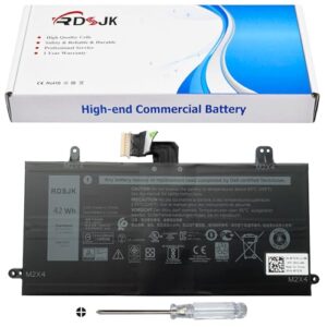 j0pgr laptop battery for dell latitude 12 5285 5290 2-in-1 t17g t17g001 t17g002 series jopgr 0j0pgr 1wnd8 x16tw 0x16tw rdyct 0rdyct 0fth6f fth6f 0ftg78 ftg78 0r9xm9 r9xm9 7.6v 42wh