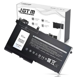 jgtm 51wh 93ftf laptop battery replacement for dell latitude 5580 5590 5480 5490 5280 5288 5488 5491 5495 5591 e5280 e5480 e5580 precision 15 3520 3530 m3520 m3530 d4cmt gjknx 3dddg 83xpc 4yfvg 11.4v