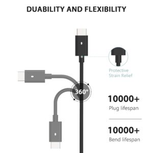 65W 60W USB C Fast Charging for DELL Chromebook Charger-Dell Latitude 5420 7420 5520 7430 5530 7400 5320 5430 7320 5285 5290 7275 7370 7410 5289 XPS 13,Dell Chromebook 3100 3400 Type C Power Adapter