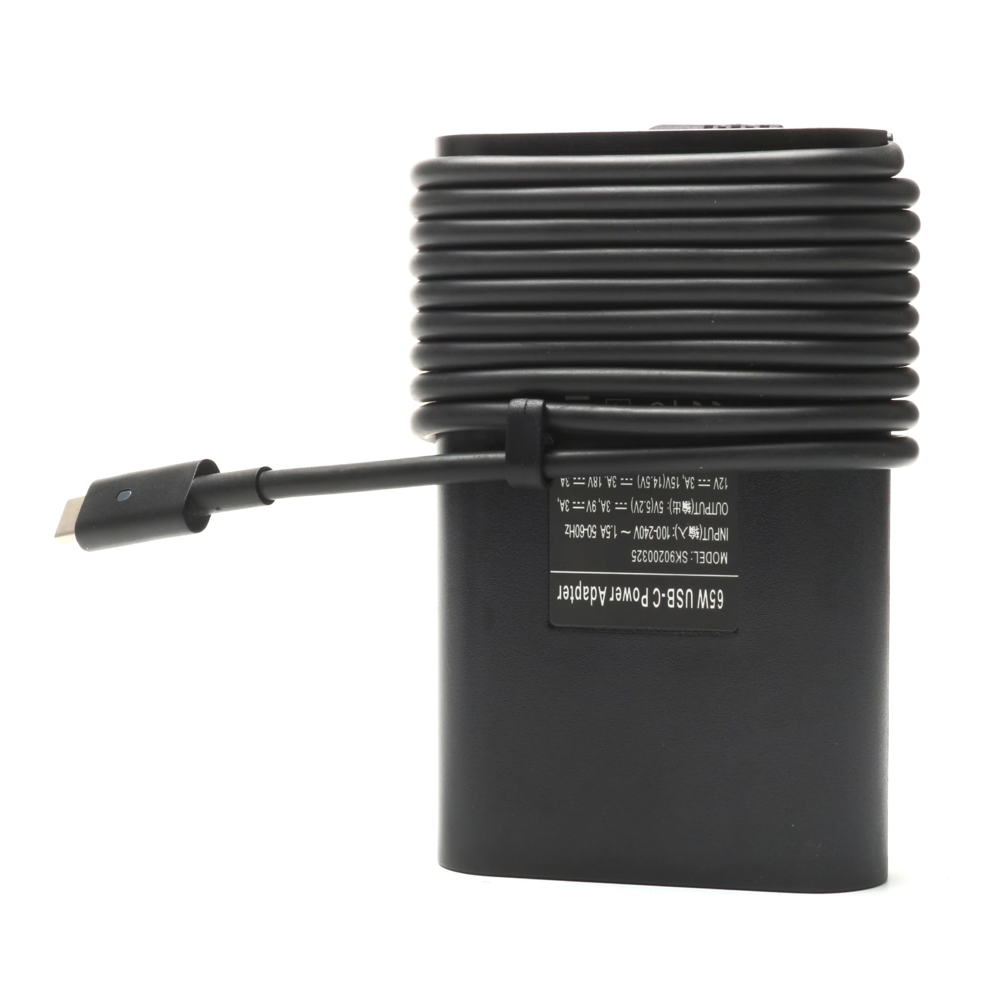 65W 45W USB-C Laptop Charger for Dell Latitude 7275 7370 7420 5520 7390 5420 5290 7400 7410 7320 5410 5320 5530 Dell XPS 13 9350 9365 9370 XPS 15 Dell Inspiron Dell 2-in-1 Type C Laptop Charger