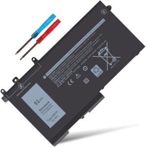 bovekeey 93ftf battery 51wh 11.4v for dell latitude e5480 e5580 5580 5480 5280 5590 5490 5491 5290 5288 5488 5495 5591 e5280 e5490 e5590 e5290 e5591 e549, precision 15 3520 3530 4yfvg d4cmt 83xpc