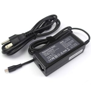 65w 45w usb-c laptop charger ac adapter for chromebook 11 13 14 3100 3400 5190 3380 7486 2-in-1 xps 12 9250 xps 13 9350 9360 9365 9370 9380 latitude 7370 7280 7480 5480 7275 5290