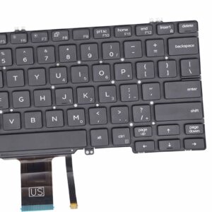 TLBTEK Backlight Keyboard Replacement Compatible with Dell Latitude 5280 5288 5289 5290 7280 7290 7380 7389 7390 E5280 E5288 E5289 E5290 E7280 E7290 E7380 E7389 E7390 Series Laptop