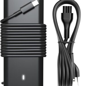 65W USB-C Laptop Charger Replacement for Dell XPS and Latitude 5000 and Chromebook - Power Cord Included