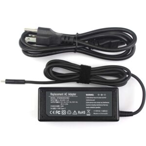 vinpera 65w 45w usb-c ac adapter for dell chromebook 3100 5190 3400 latitude 3300 5300 5400 5500 7200 7300 7400 7370 7275 5290 xps 13 9350 9365 9370 9380 p86f la45nm150