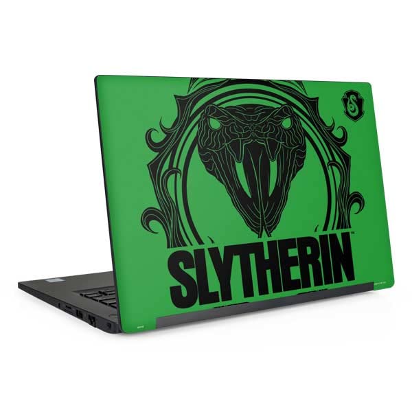 Skinit Decal Laptop Skin Compatible with Latitude 5290 12in - Officially Licensed Wizarding Worlds Harry Potter Slytherin Illustration Design