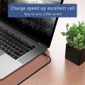 65W USB Type C Chromebook Charger for Dell Latitude 5420 5520 5320 5285 5289 5290 7410 7310 7420 Chromebook 3100 3500 3400 3300 5190 USB C Laptop Charger