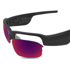 Glintbay 100% Precise-Fit Replacement Sunglass Lenses for Bose Tempo BMD0011 - Polarized Midnight Sun Mirror