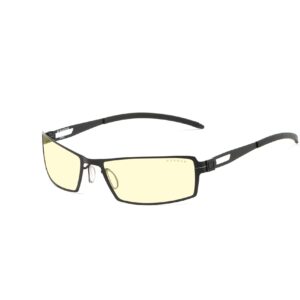 GUNNAR - Premium Gaming and Computer Glasses - Blocks 65% Blue Light - SheaDog, Onyx, Amber Tint