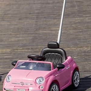 Best Ride On Cars Fiat 500 Push Car, Pink