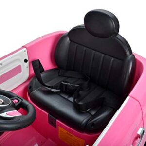 Best Ride On Cars Fiat 500 Push Car, Pink