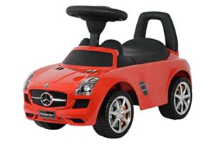 best ride on cars mercedes benz push car, red