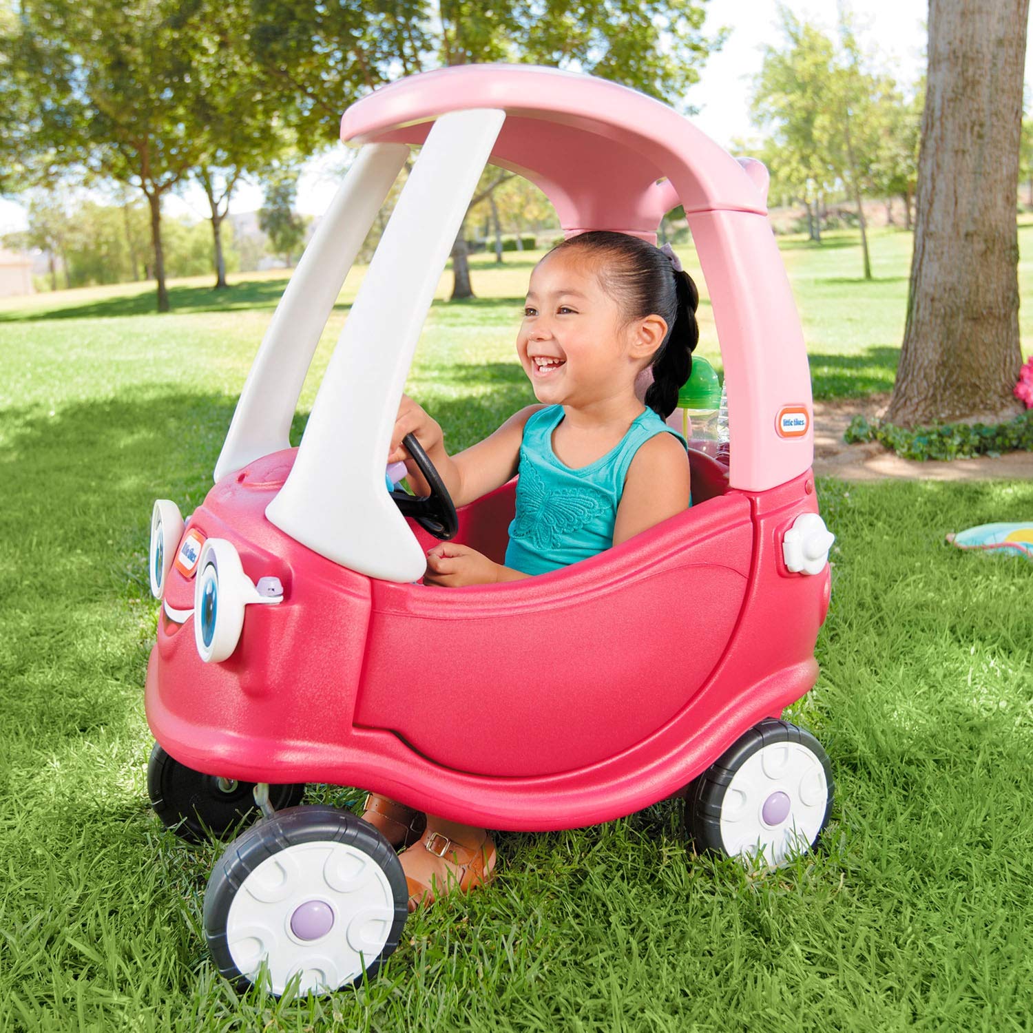 Little Tikes Princess Cozy Coupe, Princess Coupe Colorful, 33.5 Inch