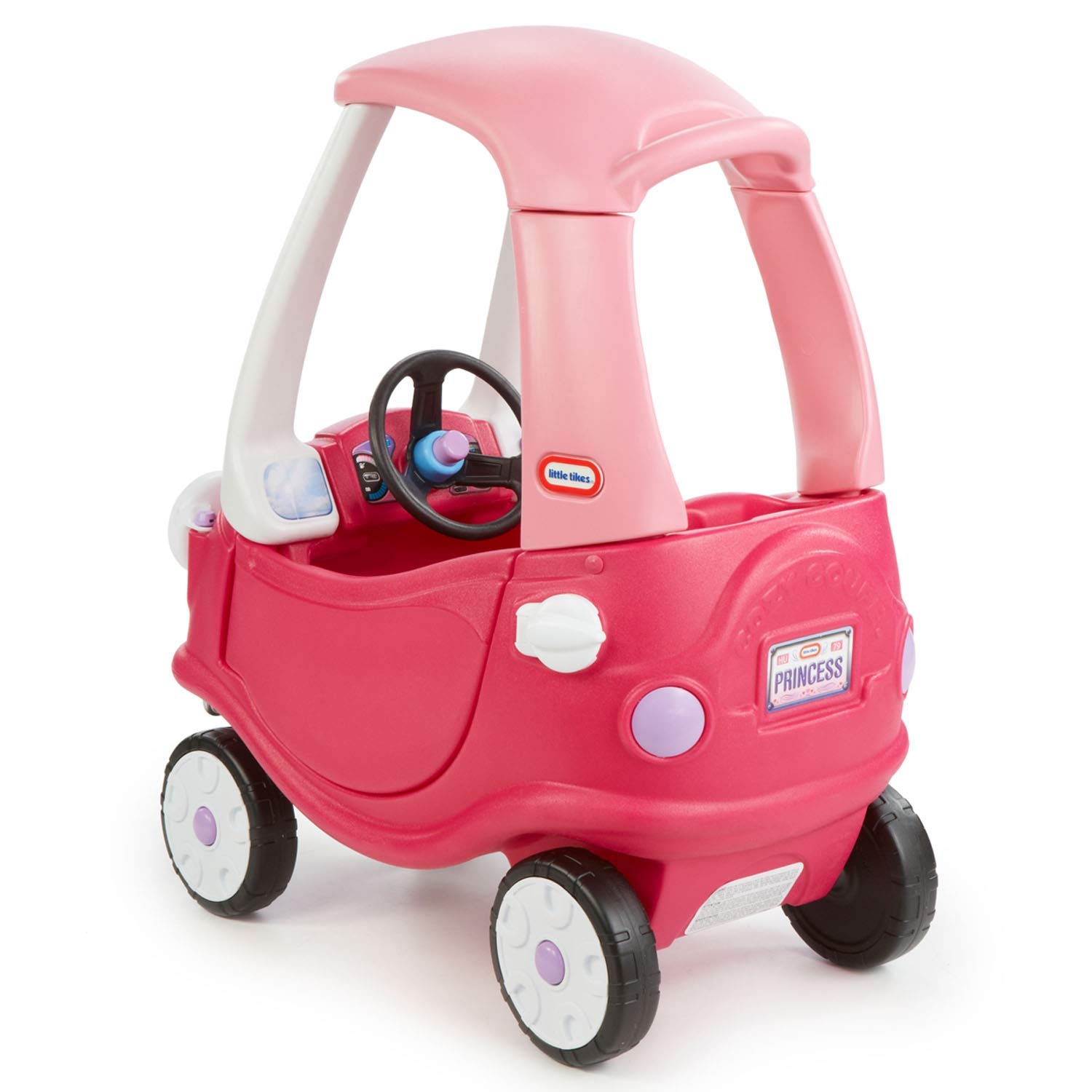 Little Tikes Princess Cozy Coupe, Princess Coupe Colorful, 33.5 Inch