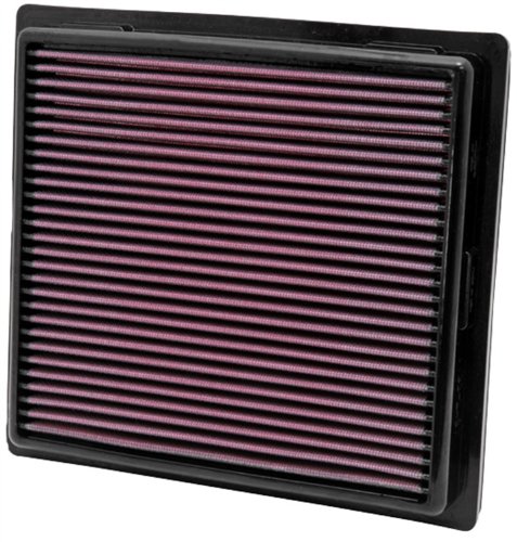 K&N Engine Air Filter: Increase Power & Towing, Washable, Premium, Replacement Air Filter: Compatible with 2010-2019 Jeep/Dodge SUV V6/V8 (Grand Cherokee, Durango), 33-2457