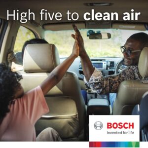 BOSCH 6091C HEPA Cabin Air Filter - Compatible With Select Buick Enclave, LaCrosse, Cadillac ATS, CTS, Chevrolet Camaro, Cruze, Impala, Malibu, Silverado, Traverse, GMC Sierra, Terrain, Yukon + More