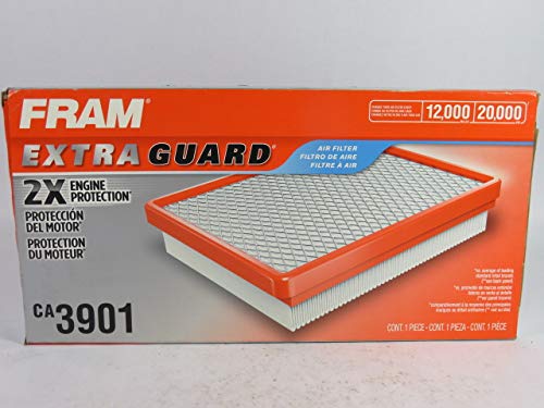 FRAM Extra Guard Engine Air Filter Replacement, Easy Install w/Advanced Engine Protection and Optimal Performance, CA3901 for Select Chevrolet, Dodge, Jeep and Mitsubishi Vehicles